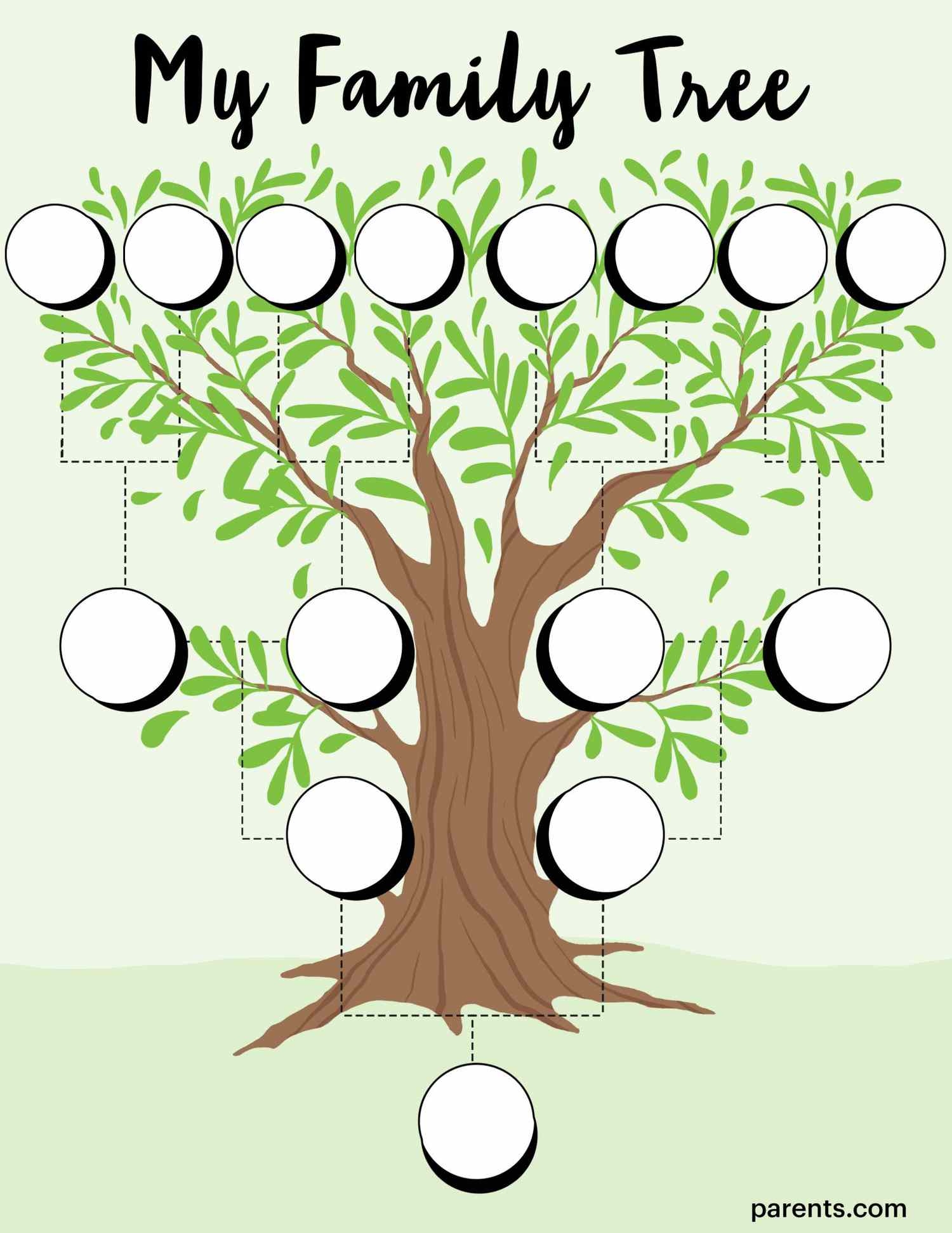 Family Tree Worksheets For Kindergarten - Kindergarten Worksheets