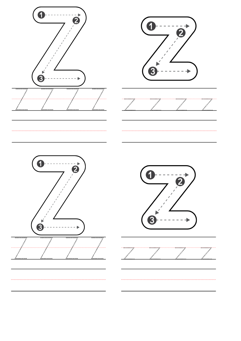 Letter Z Kindergarten Worksheets - Kindergarten Worksheets