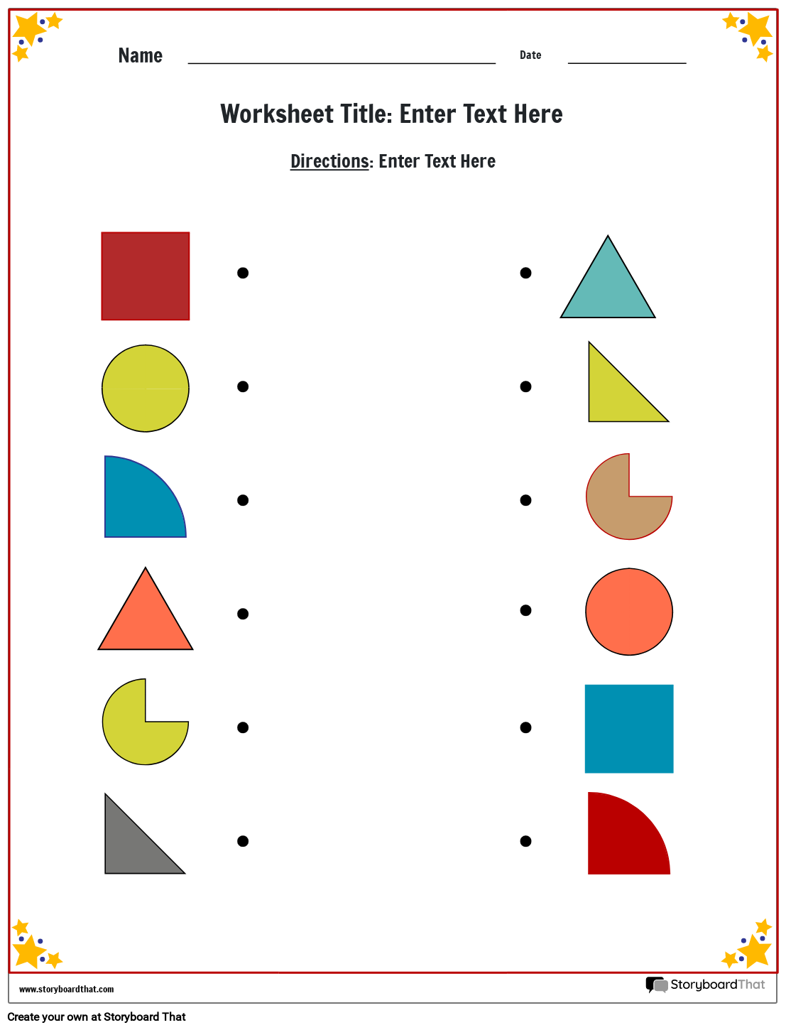 Matching Shapes Worksheets For Kindergarten - Kindergarten Worksheets