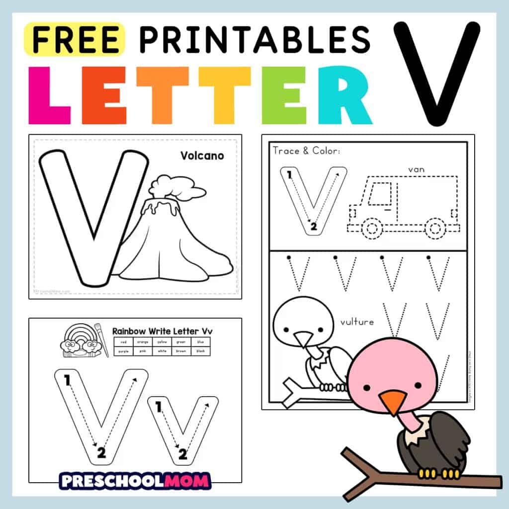 Letter V Worksheets For Kindergarten - Kindergarten Worksheets