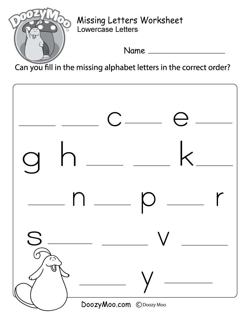 Letter Worksheets For Kindergarten - Kindergarten Worksheets