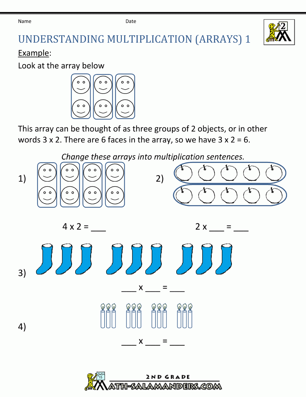 Beginner Multiplication Worksheets For Kindergarten - Kindergarten ...