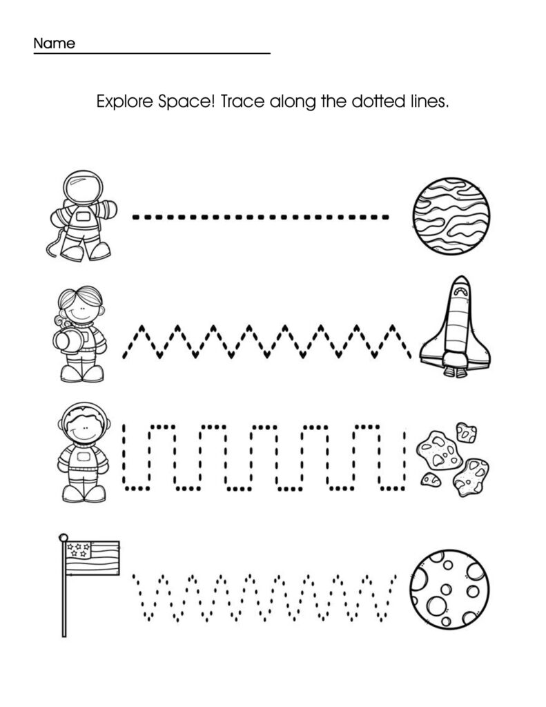 Pre Kindergarten Tracing Worksheets - Kindergarten Worksheets