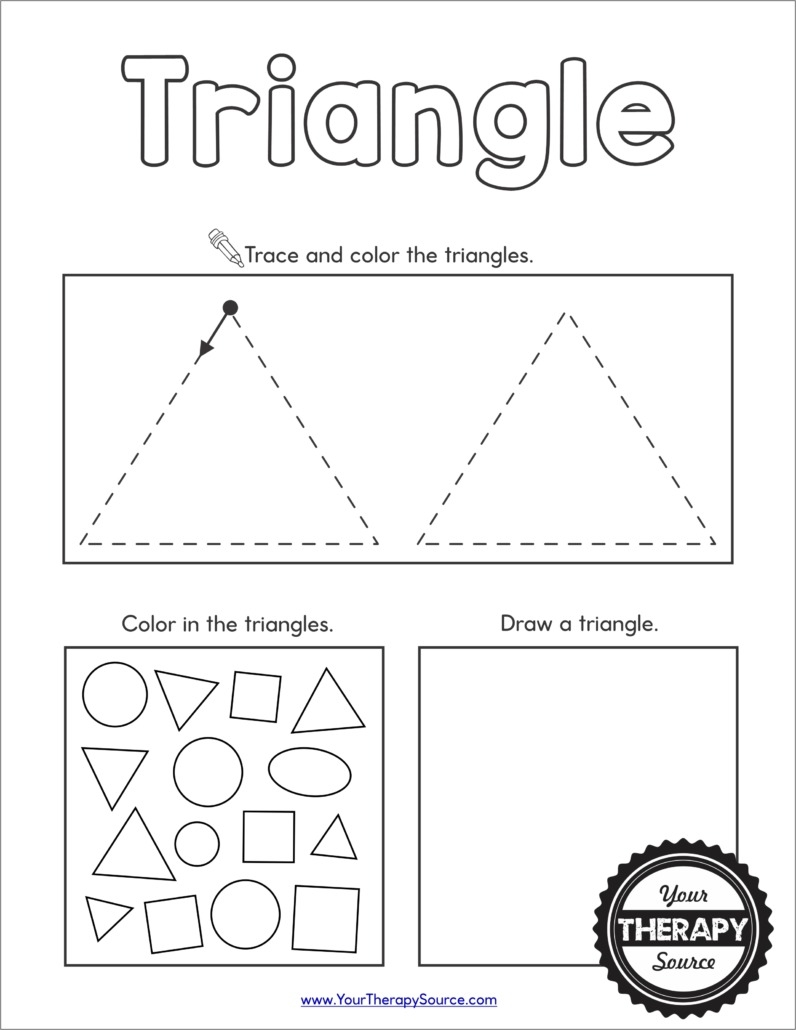 Preschool Shapes Worksheets For Kindergarten - Kindergarten Worksheets
