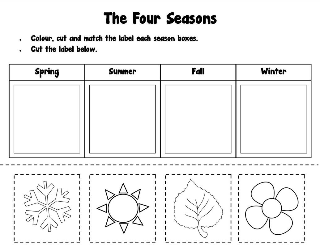 Cut And Paste Weather Worksheets For Kindergarten - Kindergarten Worksheets
