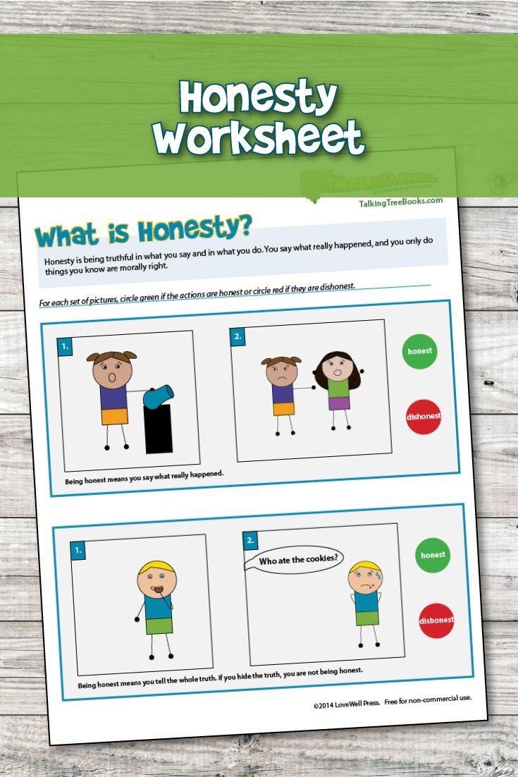 Kindergarten Honesty Worksheets Pdf - Kindergarten Worksheets